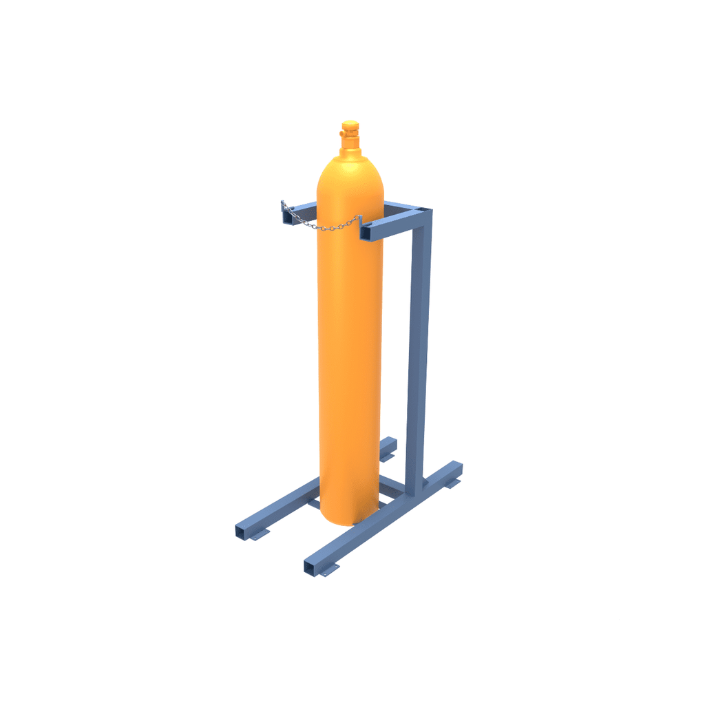 Heavy Duty Gas Bottle Cylinder Floor Stand (1, 3 or 6 Cylinders)
