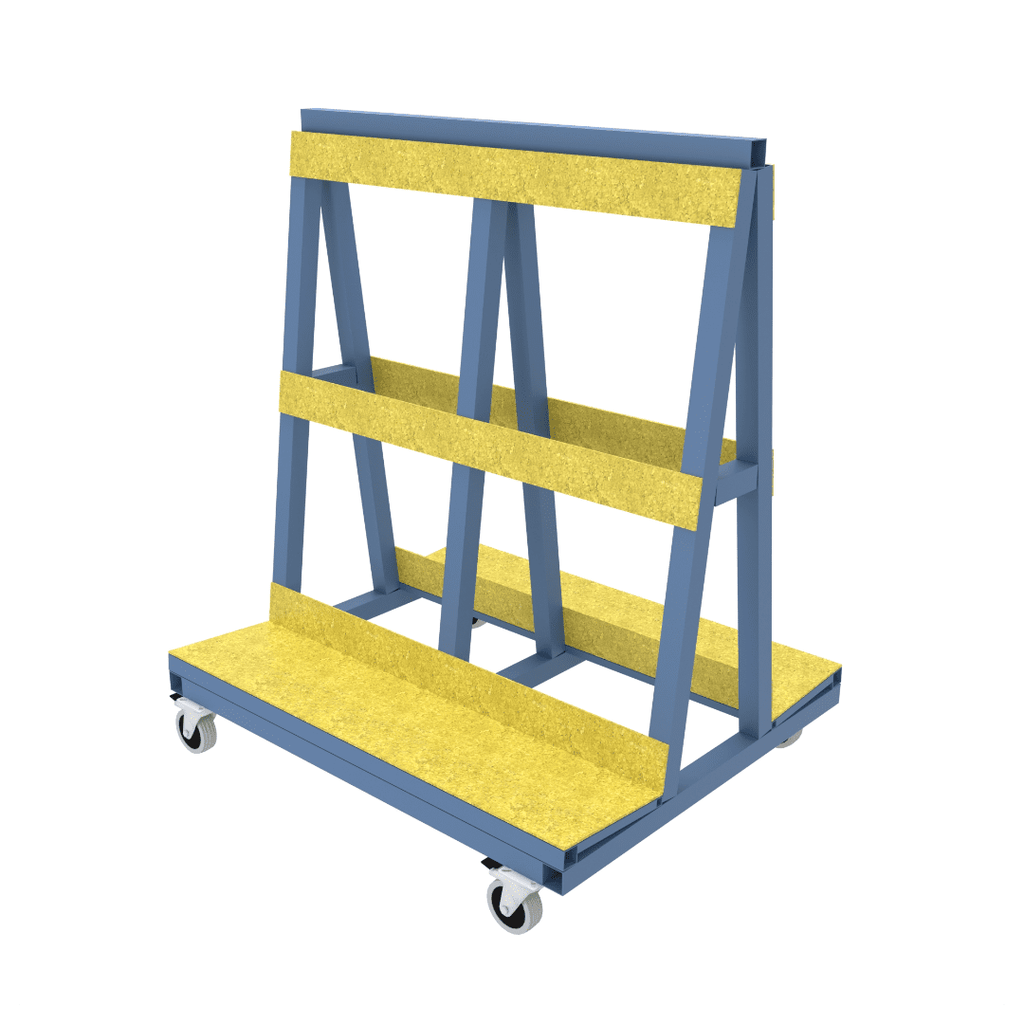 A Frame Glass Stillage Trolley (1200/1800mm Models) 600Kg £604