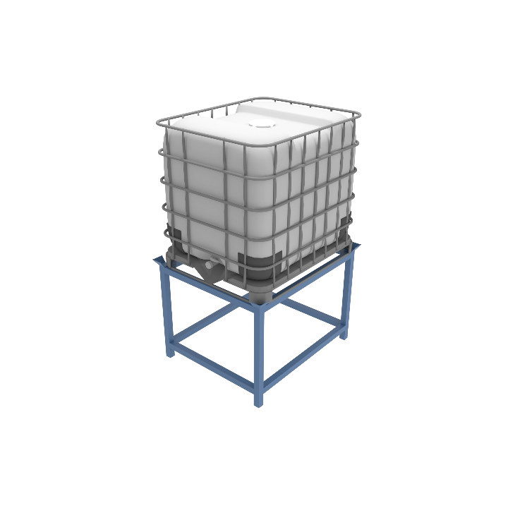 IBC Stand 1000KG Load Capacity, 650/890h x 1200w x 1000d