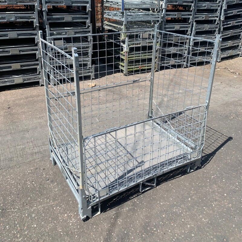 Large Foldable Mesh Pallet Cages *USED PALLET CAGES*