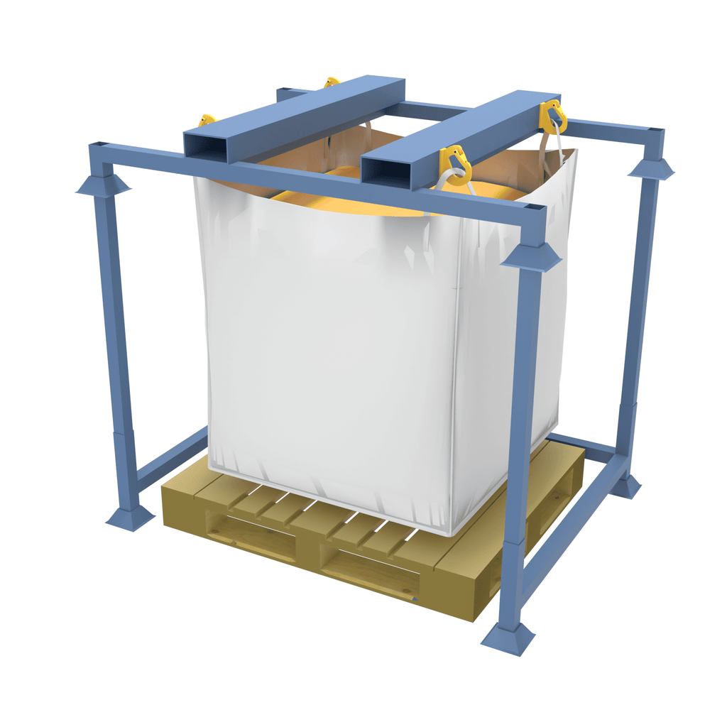 Bulk Bag Filling Frame with Removable Top for UK & Euro Pallets