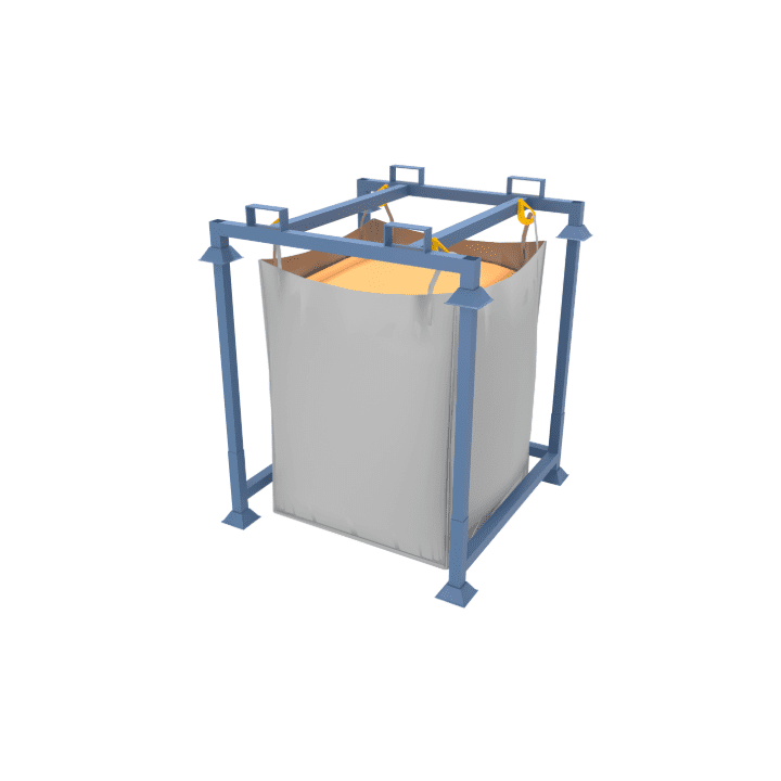 Bulk Bag Filling Frame with Removable Top for UK & Euro Pallets
