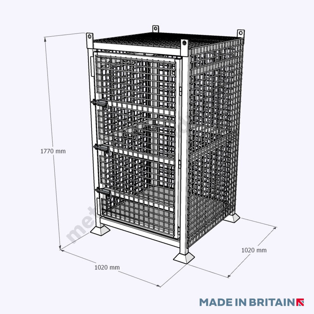 Crane Lift Storage Cage for Rigging, Chains, Strops & Slings