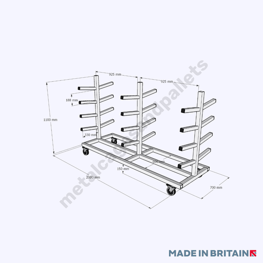 Pipe Trolleys & Pipe Storage | Shop Online