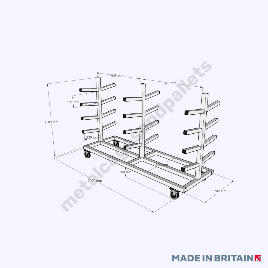 Pipe Trolleys & Pipe Storage | Shop Online