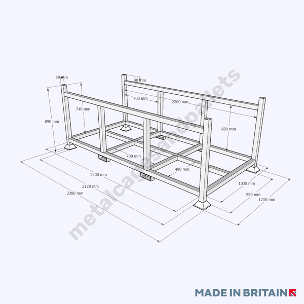 Heavy Duty Pipe Stillage - for Pipes & Tubing up to 4.5m, From £465