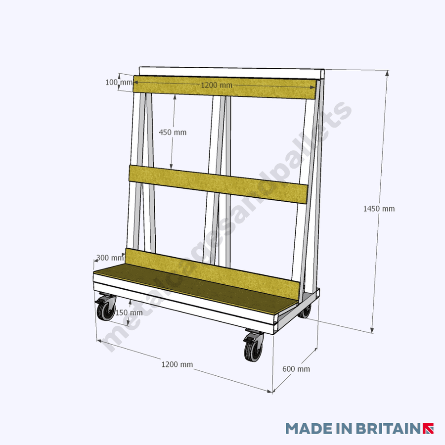 Glass A Frame Trolley's | Shop Online