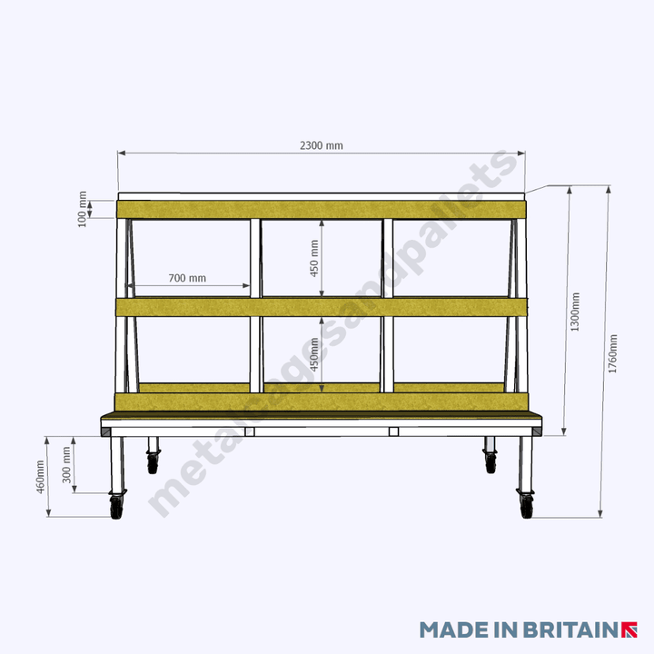 Heavy Duty Trolley Stillages | Shop Online