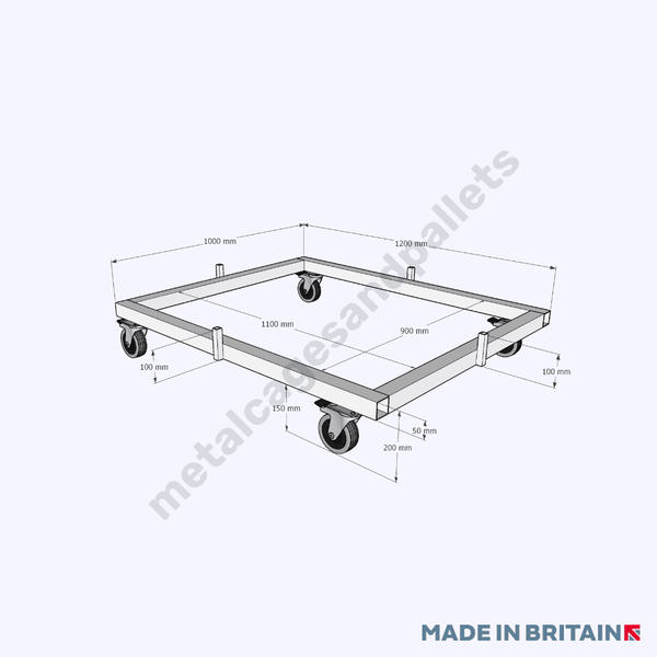 Pallet Dolly / Trolley For UK Sized Pallets From £255
