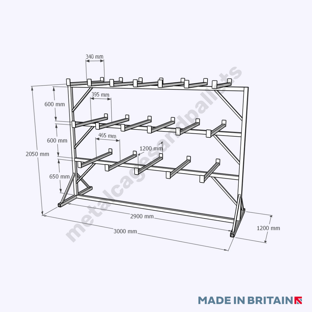 Double Sided Cantilever Storage Rack £895