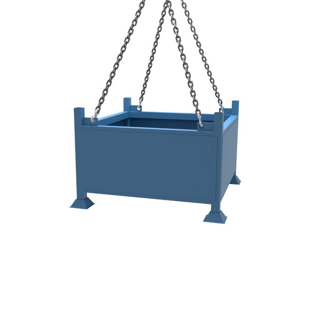 Crane Lift Stillage with Solid Sides & Base. Customise From £340