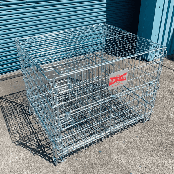 Stackable & Foldable Wire Mesh Pallet Cage BUNDLE DEALS