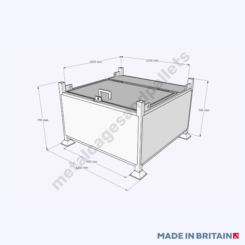 Crane Lifting Lockable Stillage - Customise from £410