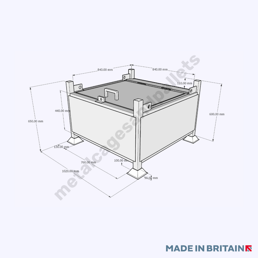Crane Lifting Lockable Stillage - Customise from £410