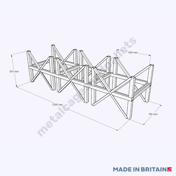 Heavy Duty Stackable Drum Racking to Store 2-3 Drums. From £795