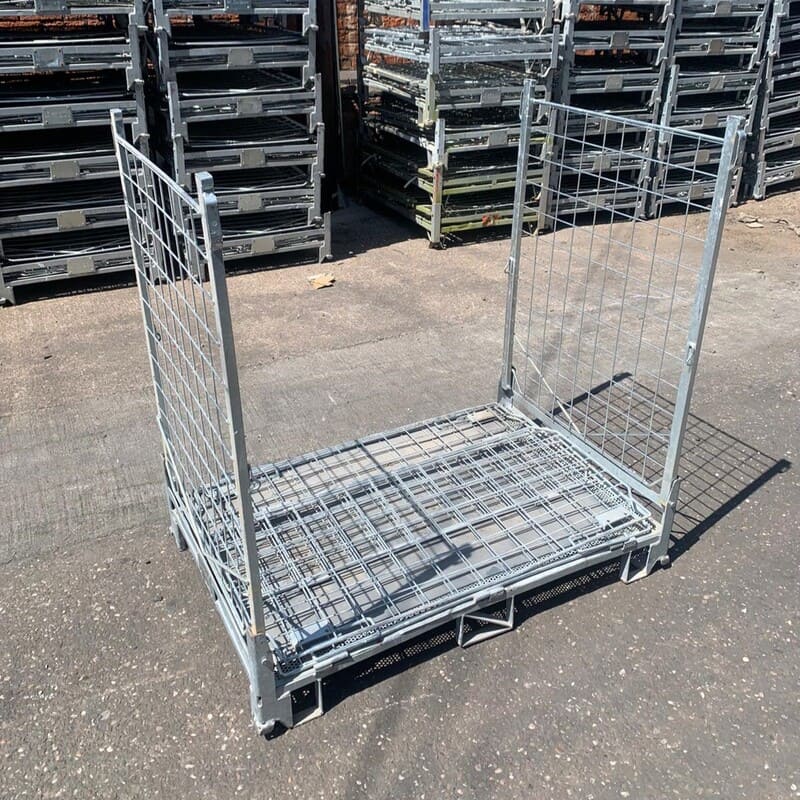 Large Foldable Mesh Pallet Cages *USED PALLET CAGES*