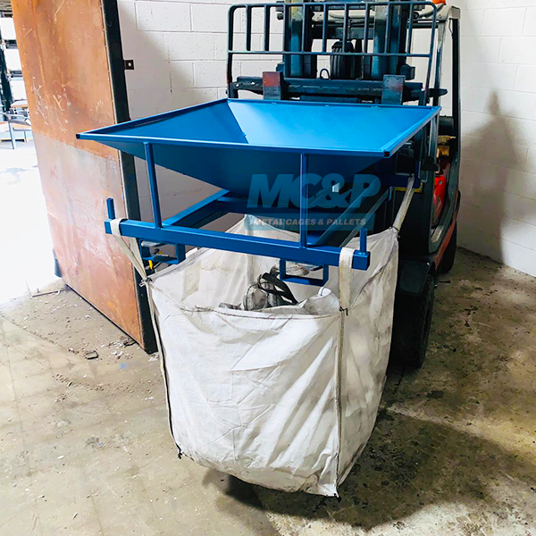 Bulk Bag (Tonne Bag) Filling Hopper for Forklift. £399+VAT. Shop Now.