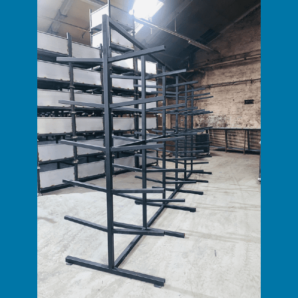 5 Metre Double Sided Pipe Storage Rack - Heavy Duty