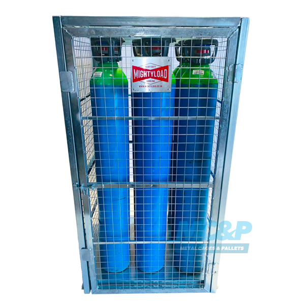 Galvanised Heavy Duty Gas Bottle Cylinder Cage (9+12 BOTTLE UNIT)