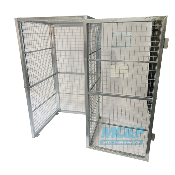 Galvanised Heavy Duty Gas Bottle Cylinder Cage (9+12 BOTTLE UNIT)