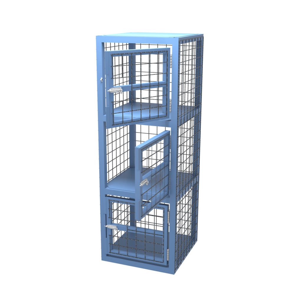 Heavy Duty Gas Bottle Cylinder Cages - With Shelves £725