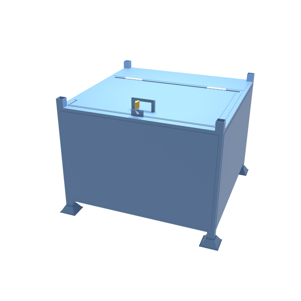 Large Lockable Site Box (Stillage) Heavy-Duty, 1000KG Capacity £310