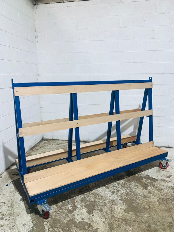 A Frame Glass Stillage Trolley (Crane Lifting). £845