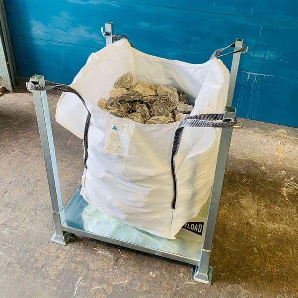 Galvanised Bulk/Tonne/Builders Bag Holding Frame, Removable Legs £145
