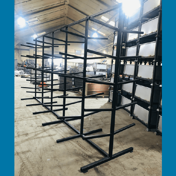 5 Metre Double Sided Pipe Storage Rack - Heavy Duty