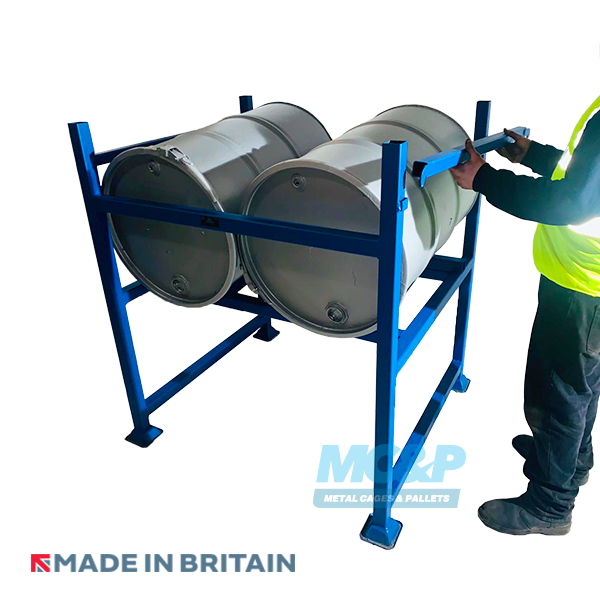 Stackable Drum Rack, Designed to Safely Store 2 Drums. £295