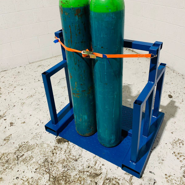 Forklift Gas Bottle Handler. Fully Assembled £495+VAT