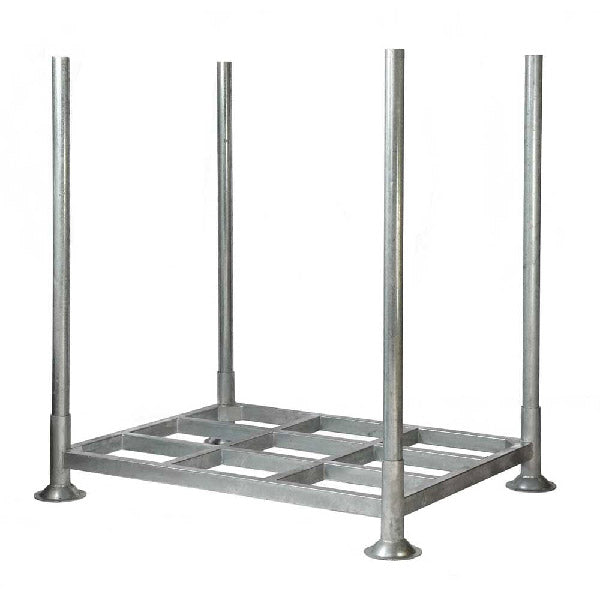 X5 Galvanised Metal Post Pallet with 1.2M Demountable Legs, 1000KG Load ...