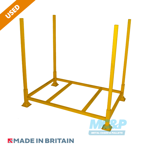 Refurbished Heavy Duty Metal Post Pallet with Demountable Legs - £53.50+vat