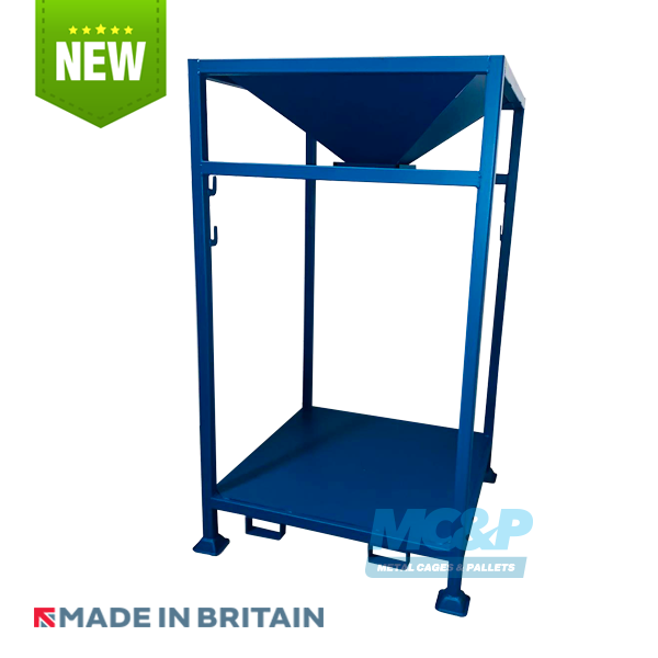 Free Standing Bulk Bag (Tonne Bag) Filling Hopper £500. Buy Direct.