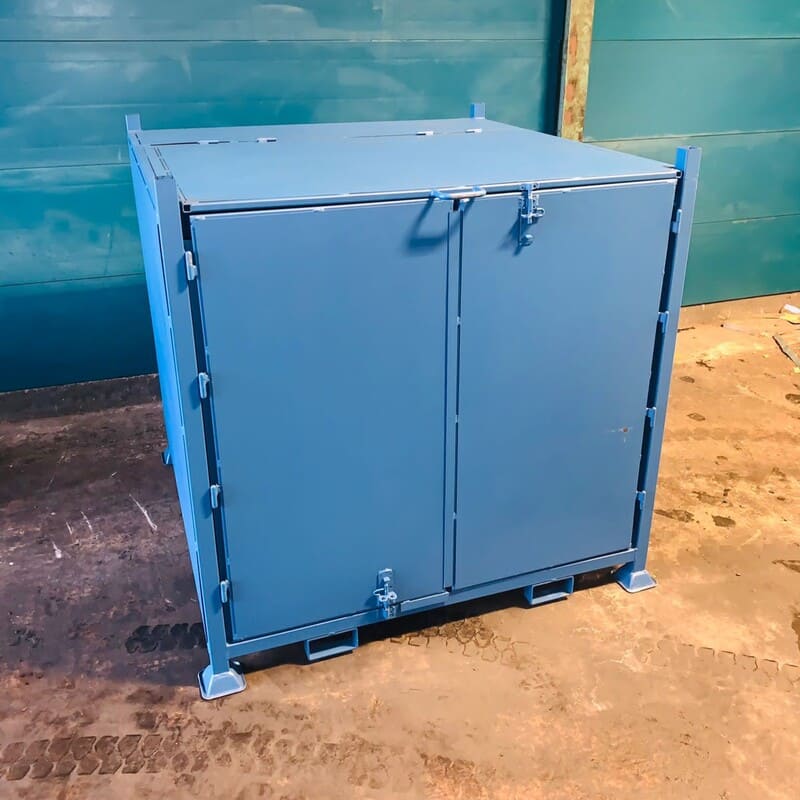 Large Lockable Box For Euro Pallet & Loads - 1500mm³