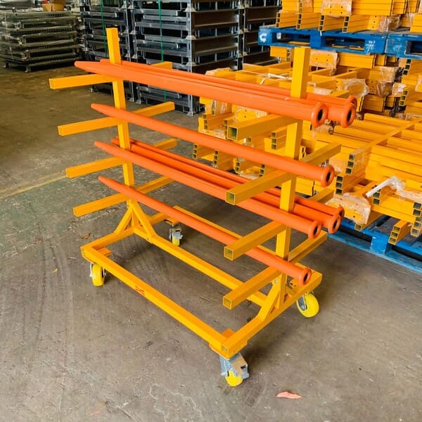 Mobile Pipe Trolley, 500KG Load Capacity £149+VAT