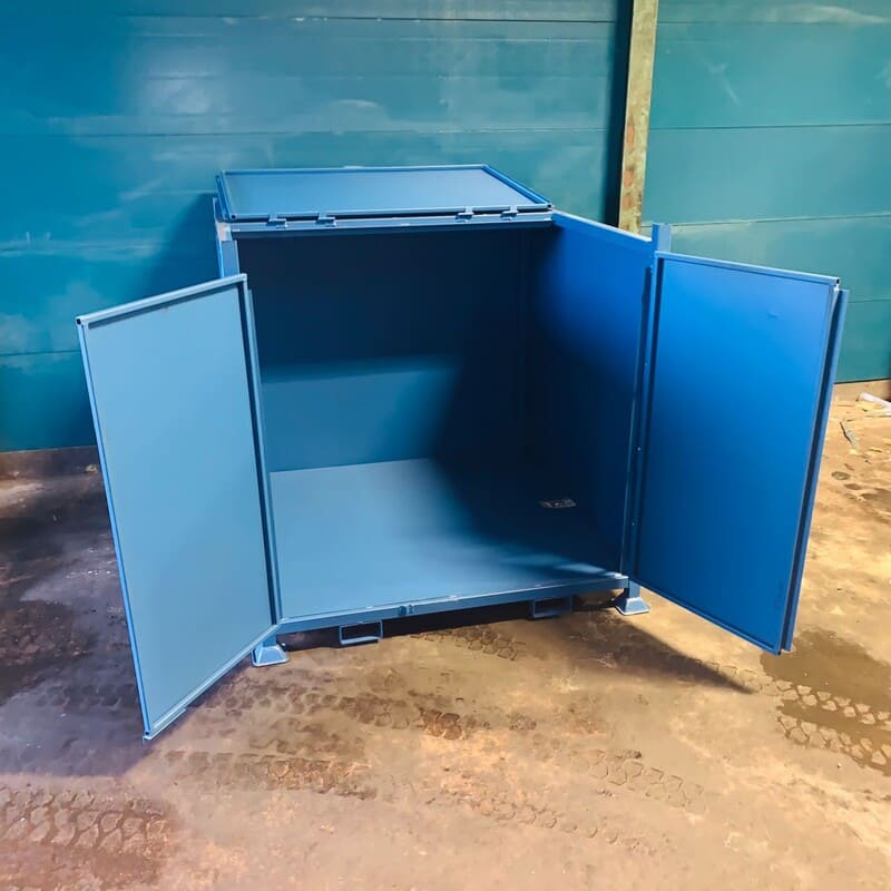 Large Lockable Box For Euro Pallet & Loads - 1500mm³