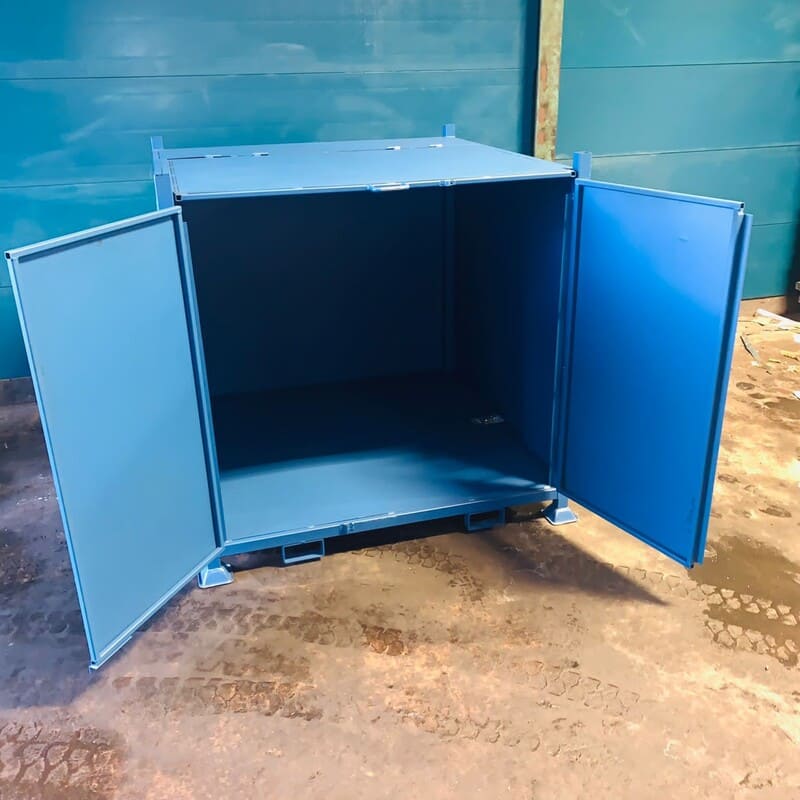 Large Lockable Box For Euro Pallet & Loads - 1500mm³