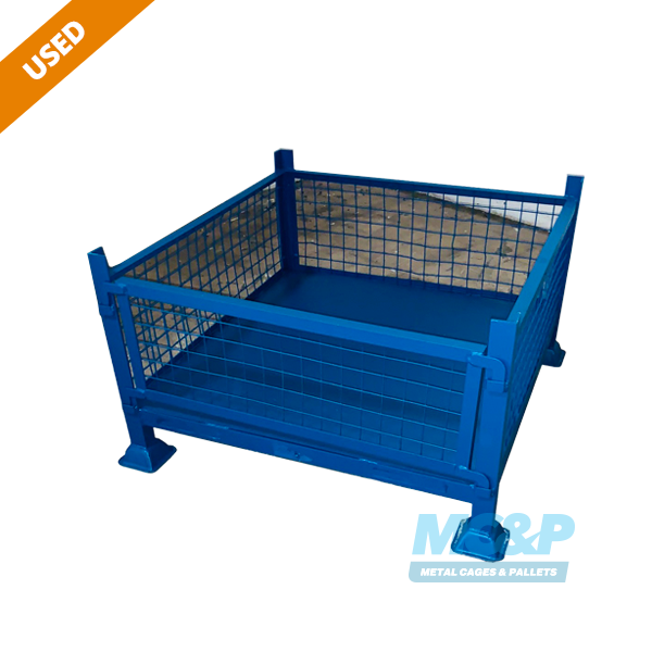 Metal Mesh Stillage With Removable Front - £40+vat USED