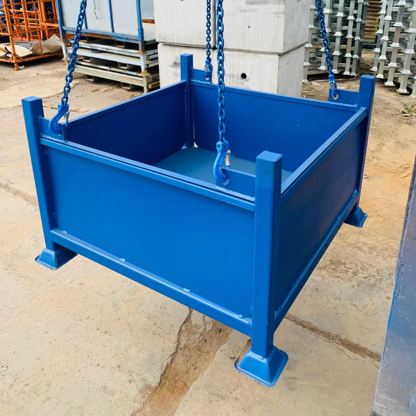 Crane Lift Stillage with Solid Sides & Base. Customise From £285