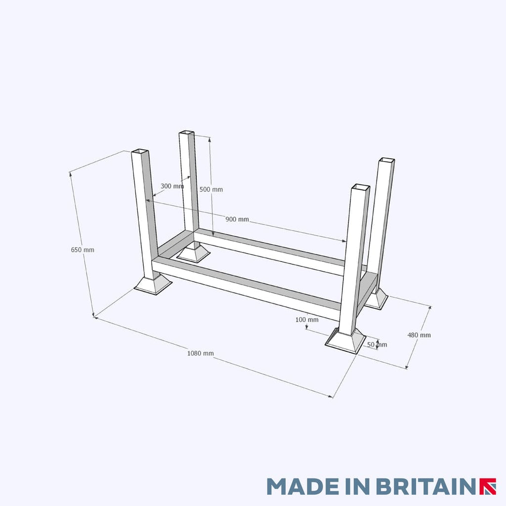 Stackable Cradle Stillage for Bars, Scaffold, Tubes & Pipes From £130